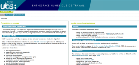 ENT UBS : connexion et accès à l’espace étudiant